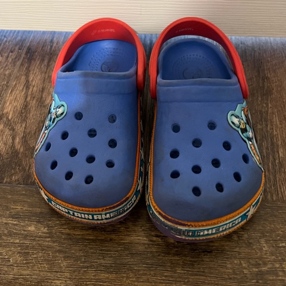 CROCS | Shoes | Captain America Crocs | Poshmark